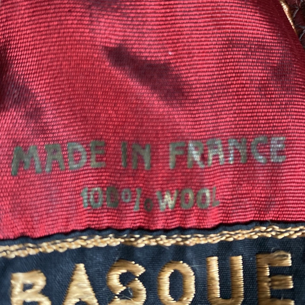 Very Rare Vintage Basque French Beret - Gem